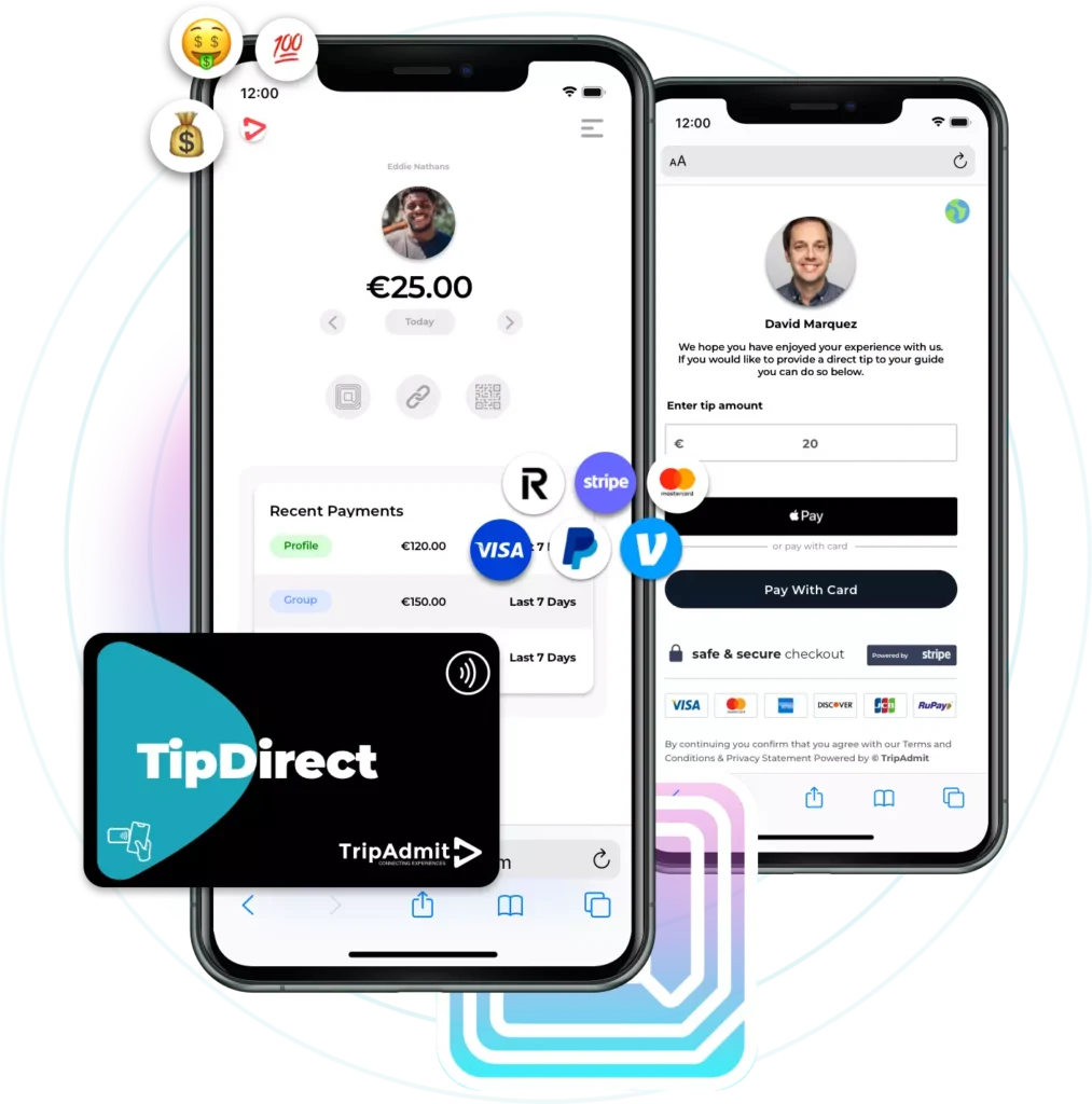 Homepage TipDirect | Digital Tipping Made Easy
