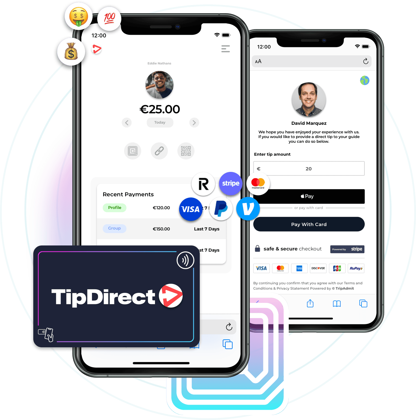 Homepage TipDirect | Digital Tipping Made Easy